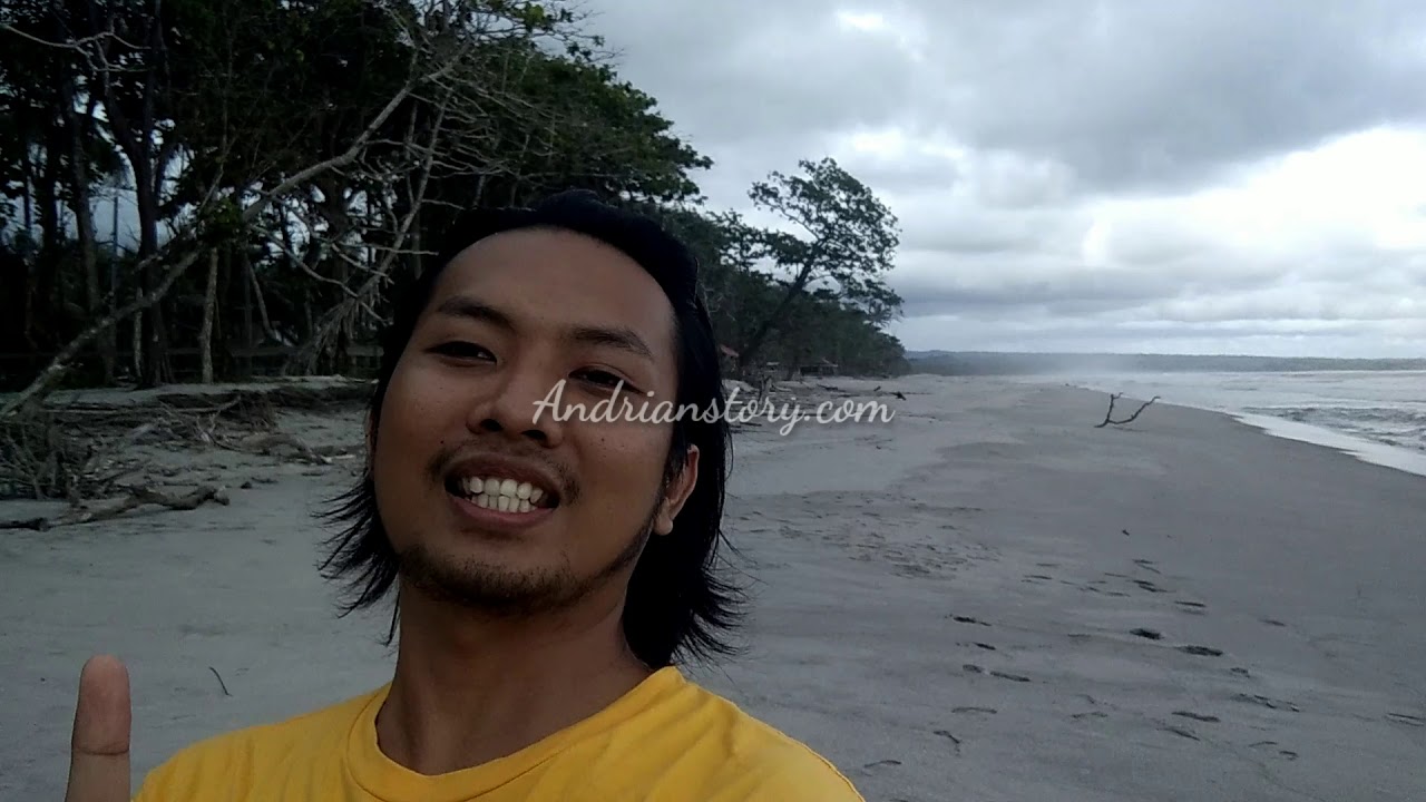 Pantai Mandiri, Krui, Pesisir Barat, Lampung, pantai luas serasa pantai ...