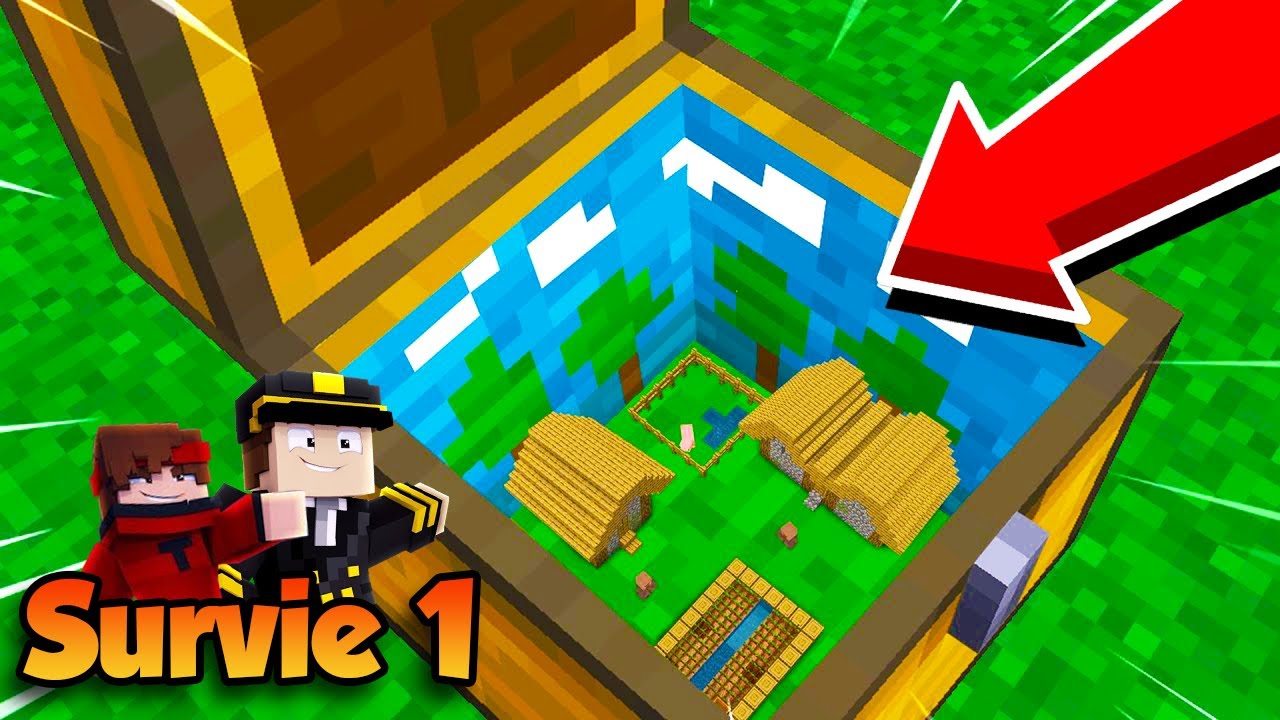 JE SURVIE DANS UN COFFRE AVEC TALCADO ! - YouTube