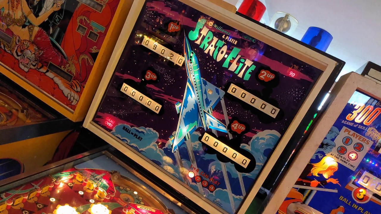 Pinball Strato Flite 4K Williams 1974 - YouTube