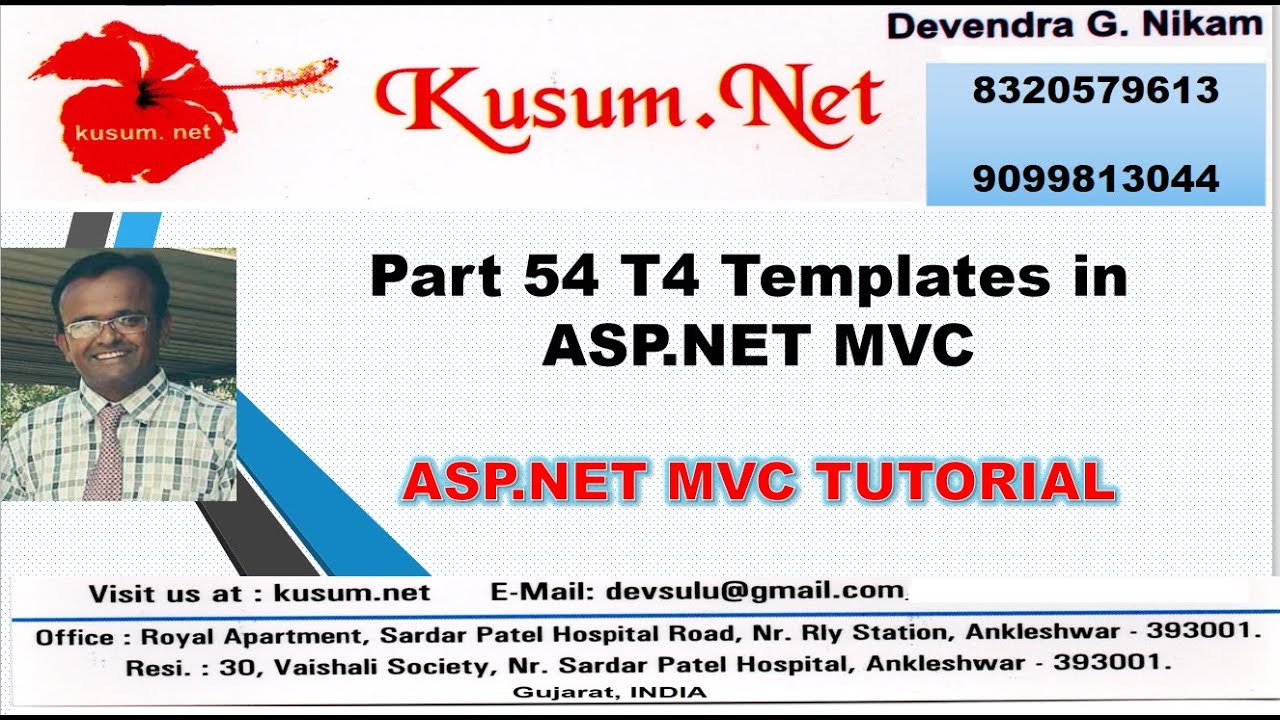 Part 54 T4 Templates in MVC || ASP.NET MVC TUTORIAL - YouTube