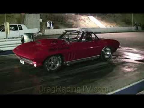 Drag Racing Corvette Wheelstands - YouTube