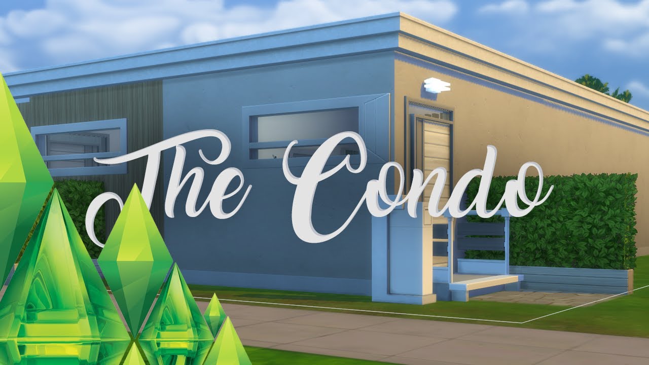 Modern condominium The Condo 1 | The Sims 4 | Speed Build (CC) - YouTube