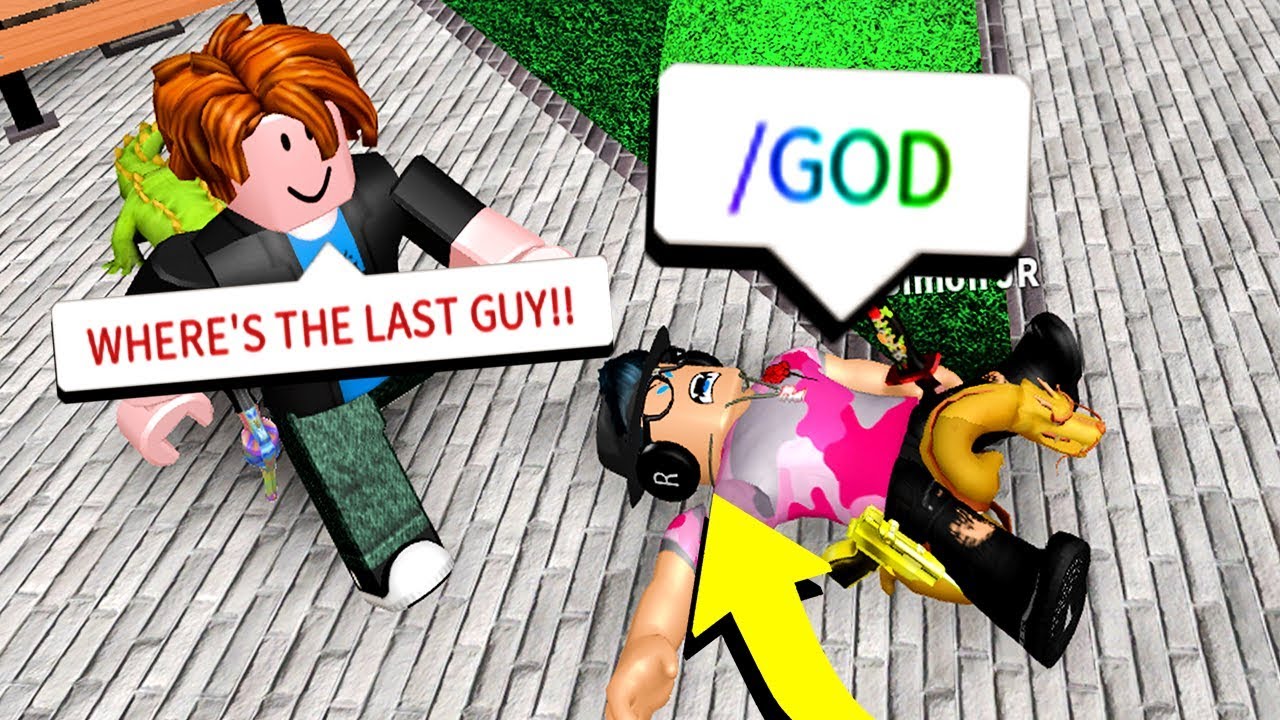 GOD MODE BODY TROLLING IN MURDER MYSTERY!! (Roblox) - YouTube