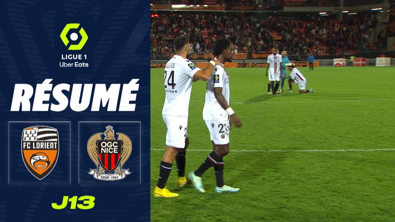 FC LORIENT - OGC NICE (1 - 2) - Résumé - (FCL - OGCN) / 2022-2023 - YouTube