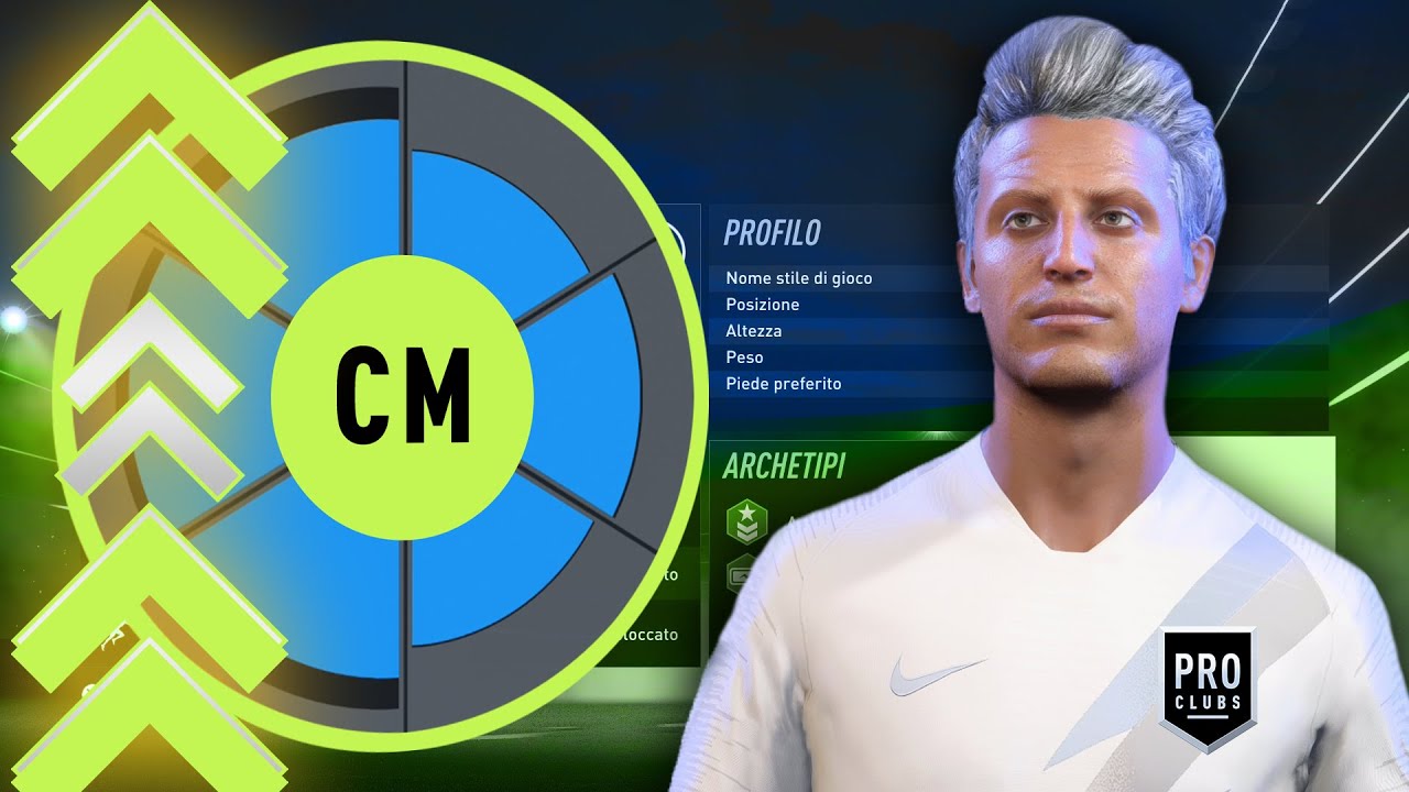 The best build CM (Centrocampista totale) ⚽️ FIFA 22 PRO CLUBS - YouTube