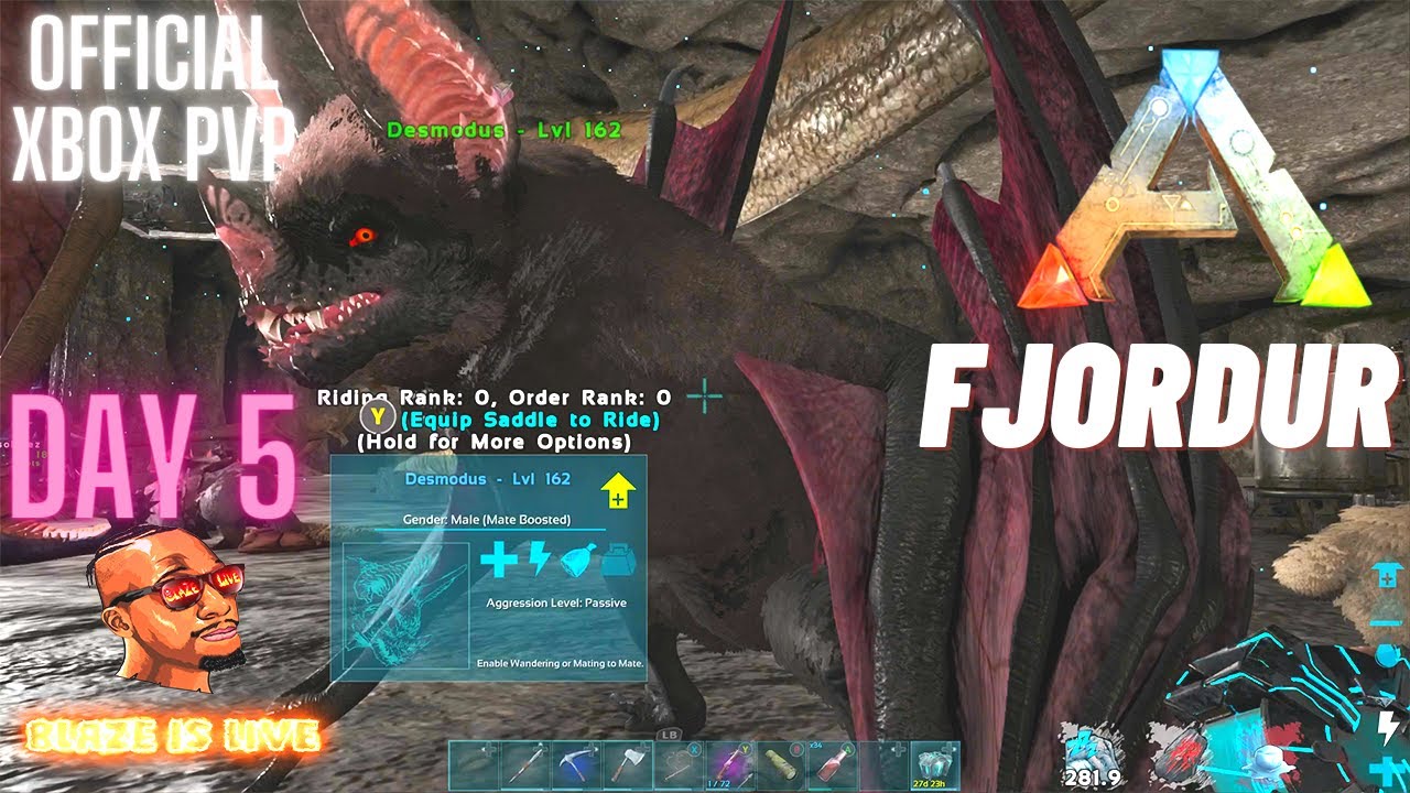 Taming the best flyer | Ark Survival Official Xbox PVP - YouTube