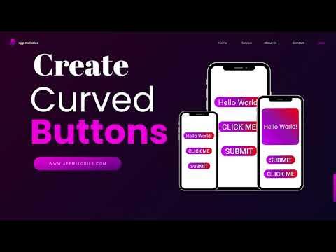Android Studio Custom Button || Round Button in Android || Curved Button XML - YouTube