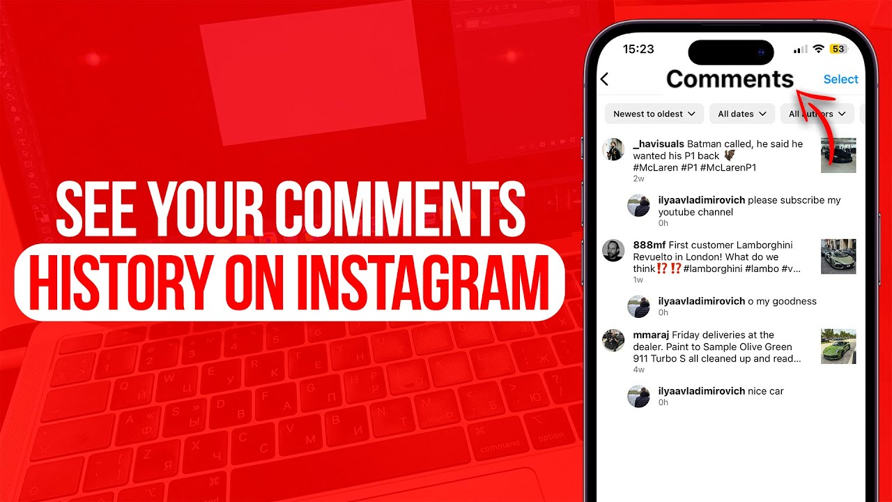 How to See your Comments History on Instagram | Full Guide - YouTube