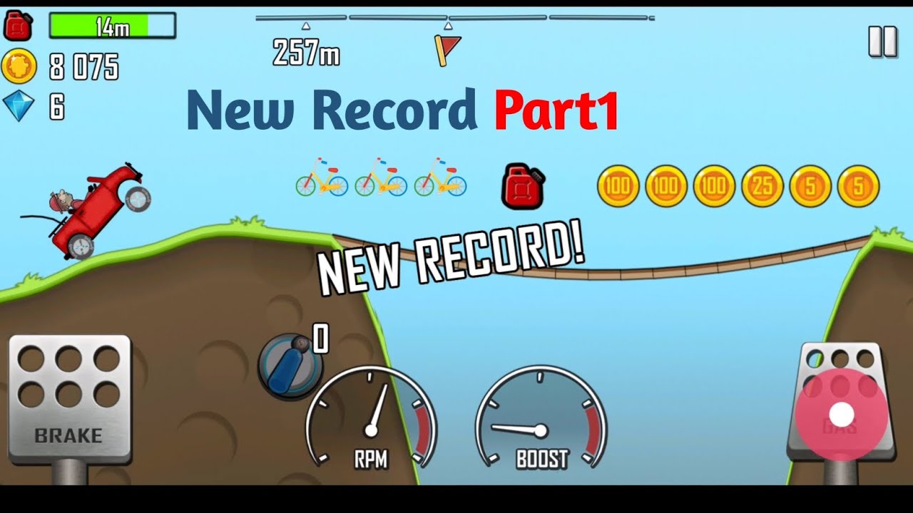 Hill Climb Racing | Gameplay Walkthrough Part1 - Motocross Bike ...
