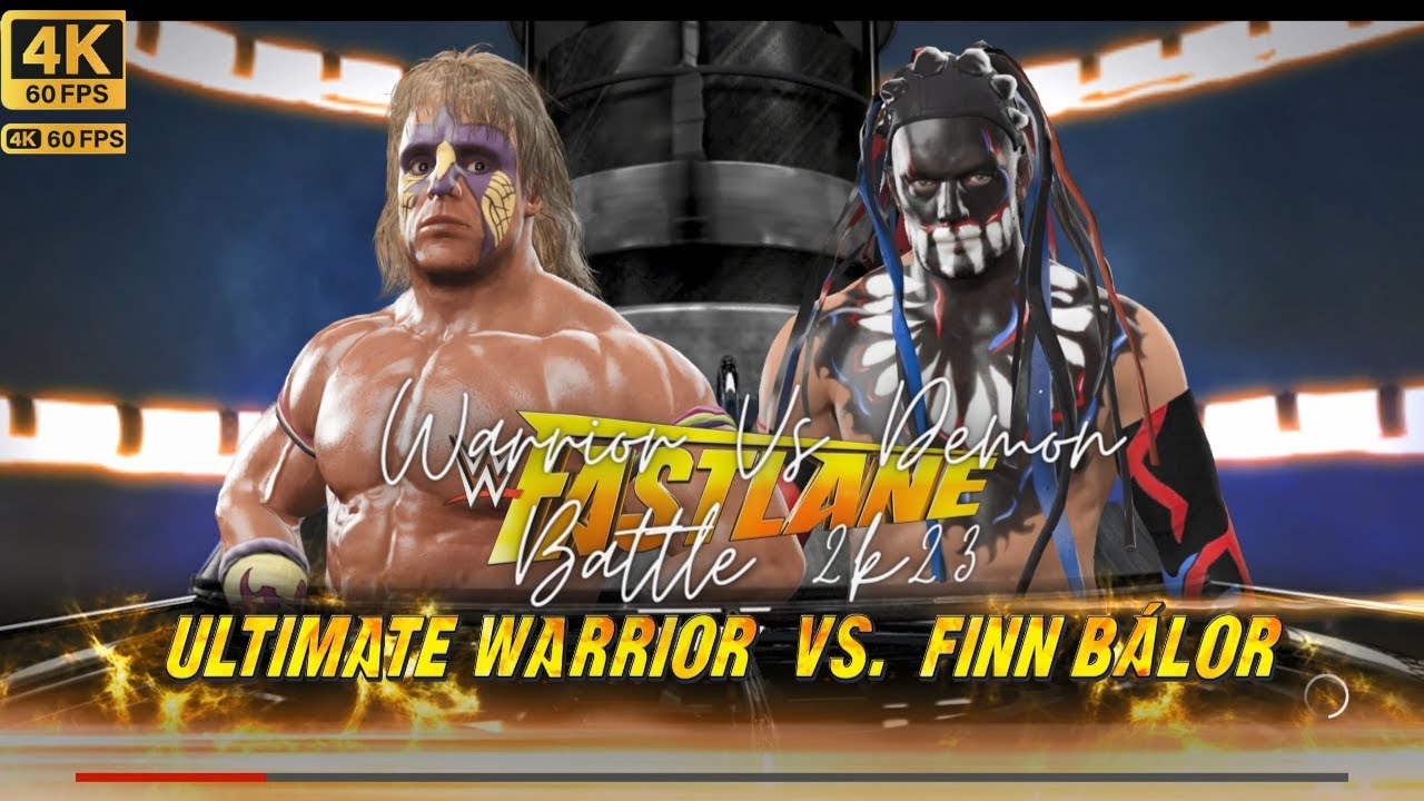 WWE 2k17 - Ultimate Warrior vs. "The Demon" Finn Balor - YouTube