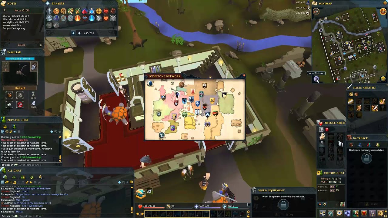 Runescape 3- Gilded Altars for 2 hours (75 prayer) - YouTube