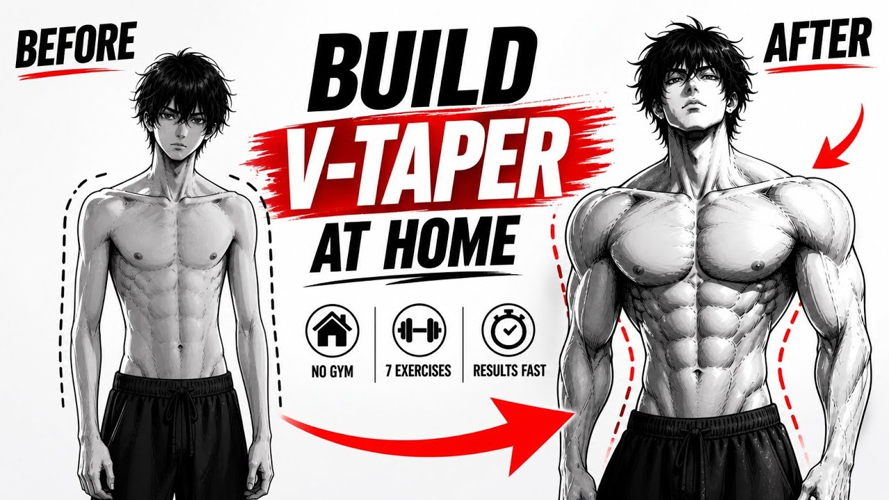 Build a V-Taper Body at Home (No Equipment Needed) - YouTube