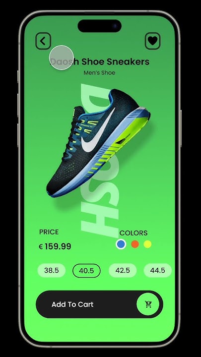 Shoe Booking App UI Design Figma #prototype #daosh #figma - YouTube