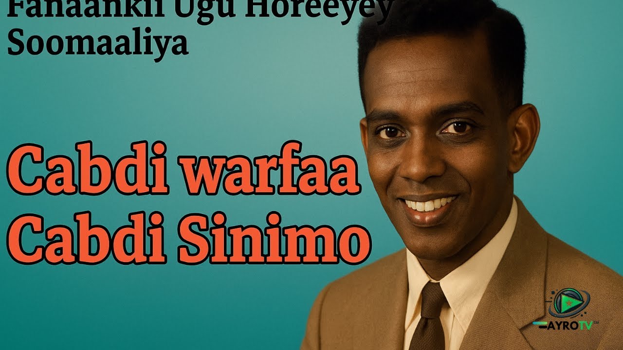 Cabdi Deeqsi Warfa (Sinimo) was a singer, songwriter, and musician who ...