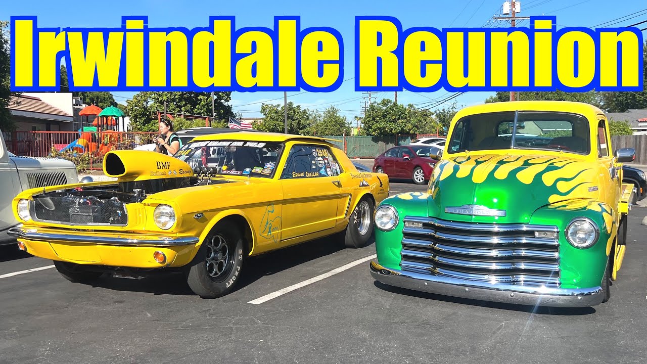 Irwindale Speedway 1/8 Mile Drag Strip Reunion - Car Show - YouTube