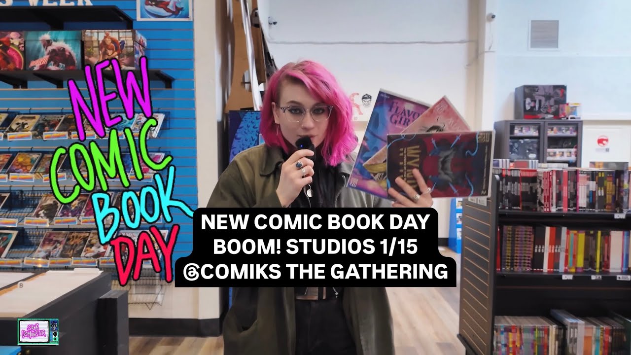 BOOM! Studios New Comic Book Day Vlog 1/15 @ Comiks The Gathering - YouTube