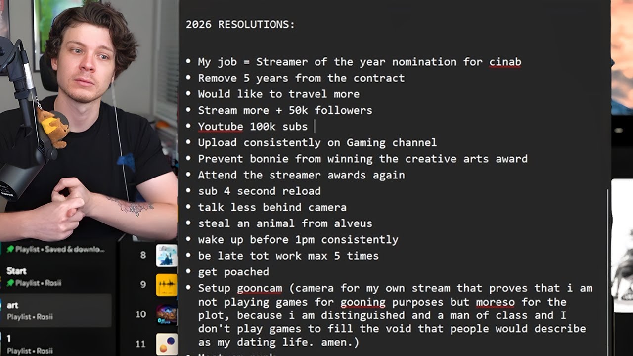 Rosii Reflects on 2025 - from Cameraman to Streaming - YouTube