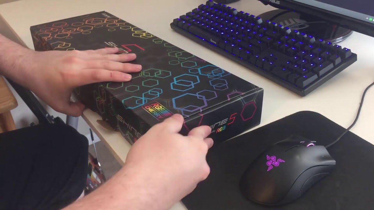 Ducky Shine 5 unboxing and review - YouTube