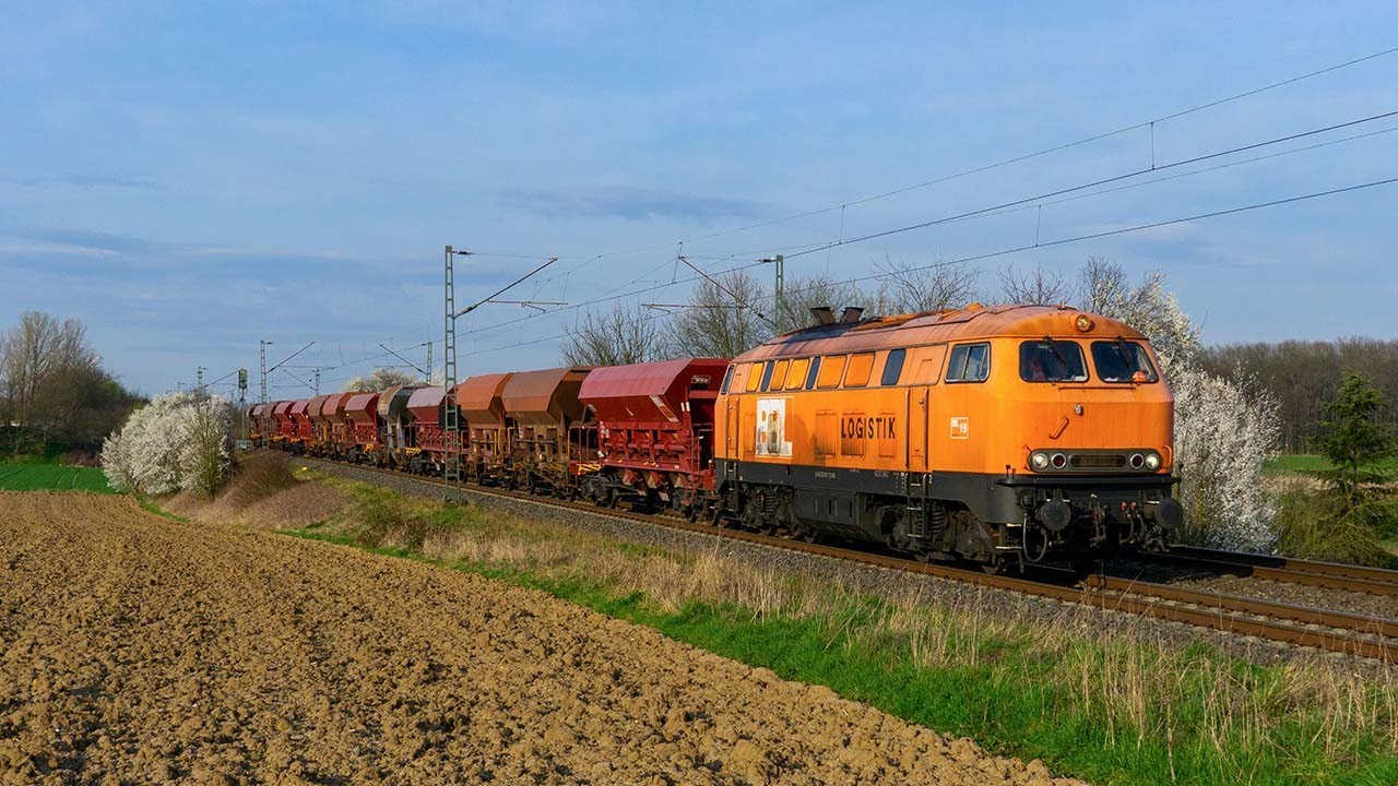 BBL 225er, Raildox, Smartron und mehr bunter Güterverkehr in Hessen [4k ...