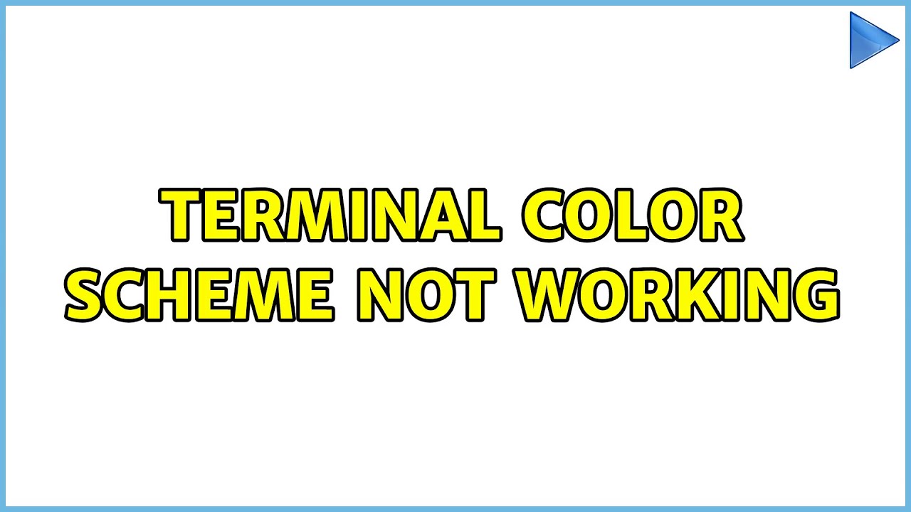 Ubuntu Terminal Color Scheme Not Working YouTube ubuntu-terminal-color-scheme-not-working-youtube