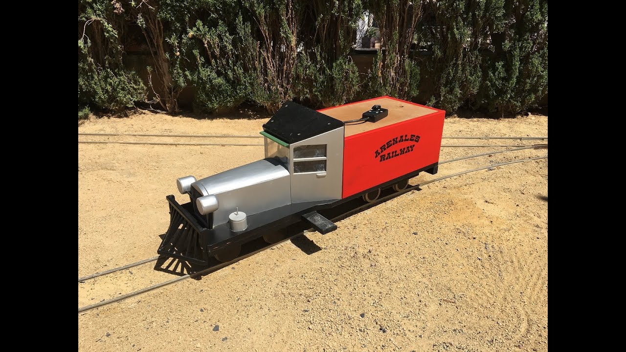 Driving Galloping Goose 5" garden train - YouTube