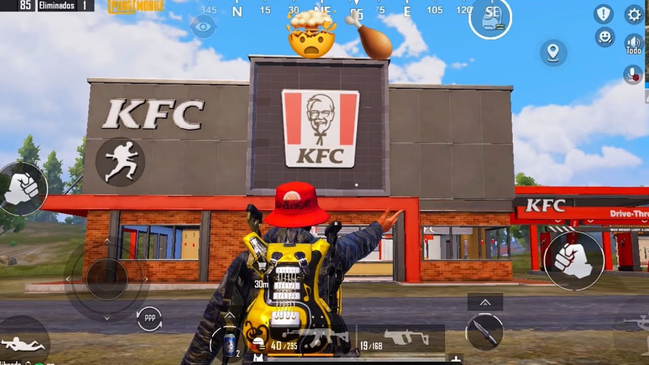 Visito el restaurante de KFC🍗 en PUBG mobile 🪖🤨 - YouTube
