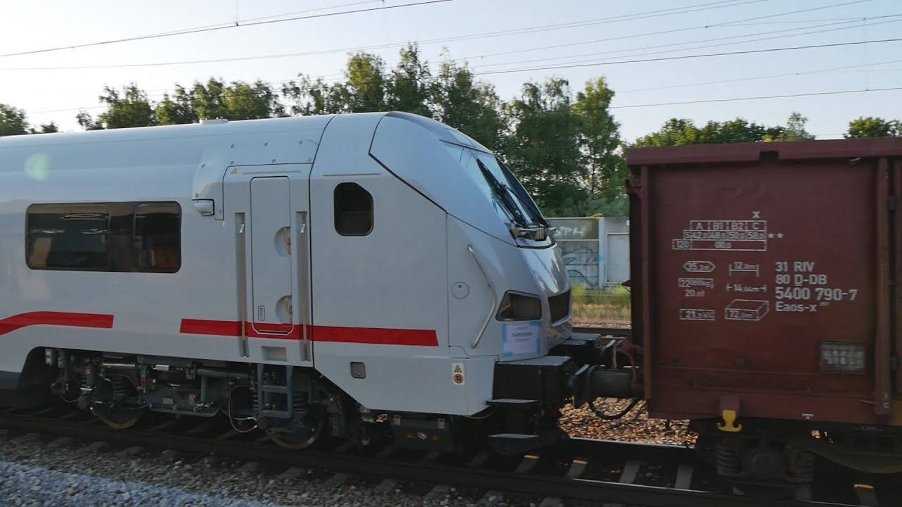 Erster Talgo ICE-L rollt durch Deutschland | Überführung mit Br185 bei ...