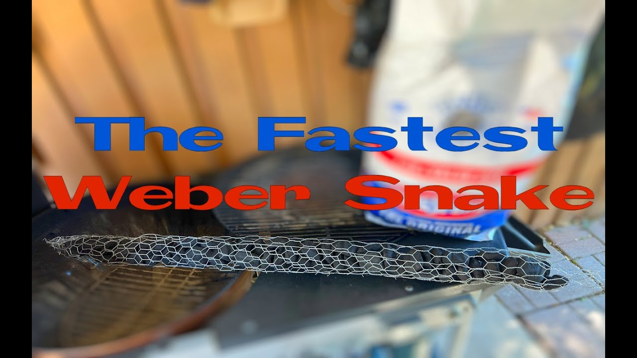 The Fastest, Easiest Weber Snake - The Weber Snake Skin - YouTube