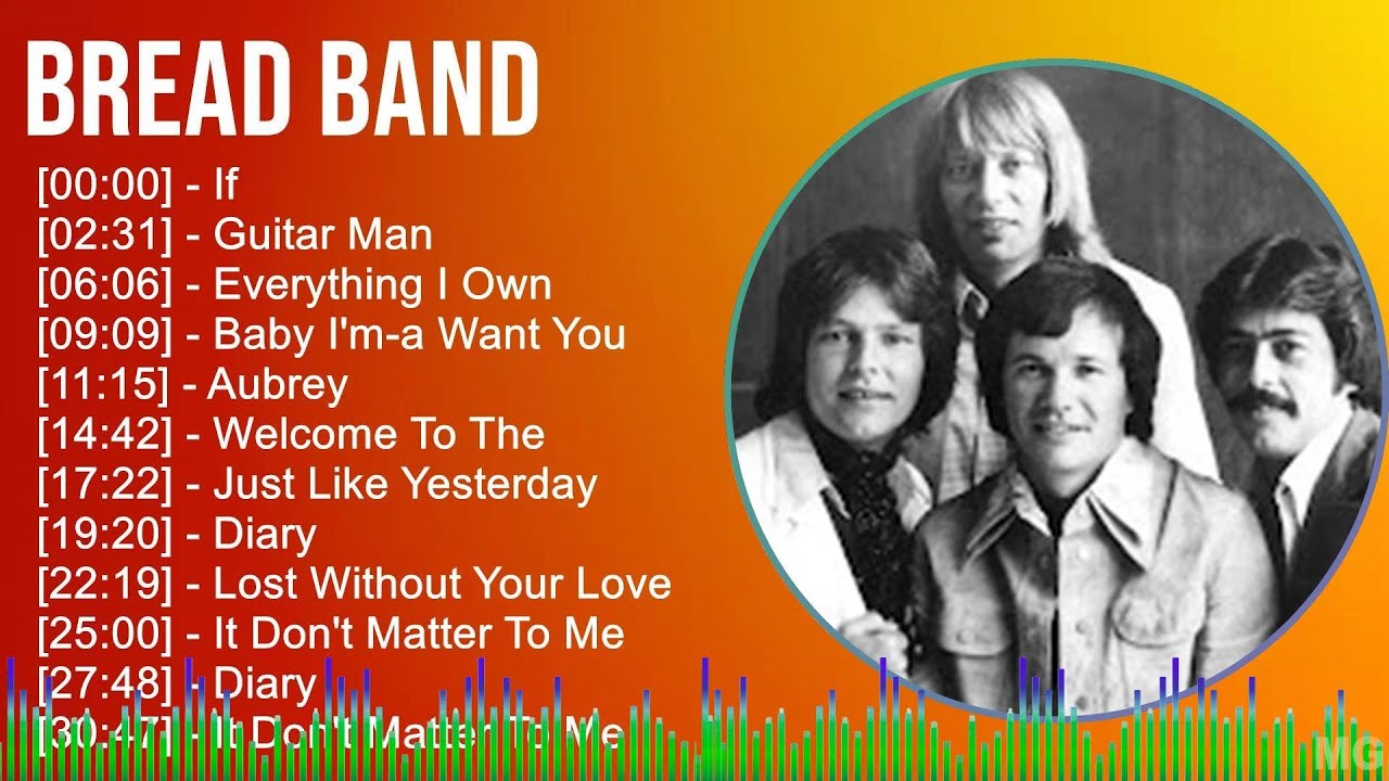 Bread Band 2024 MIX Playlist - If, Guitar Man, Everything I Own, Baby I ...