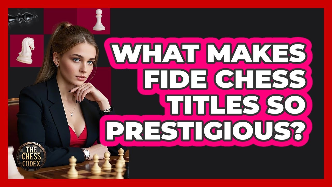 What Makes FIDE Chess Titles So Prestigious? - The Chess Codex - YouTube