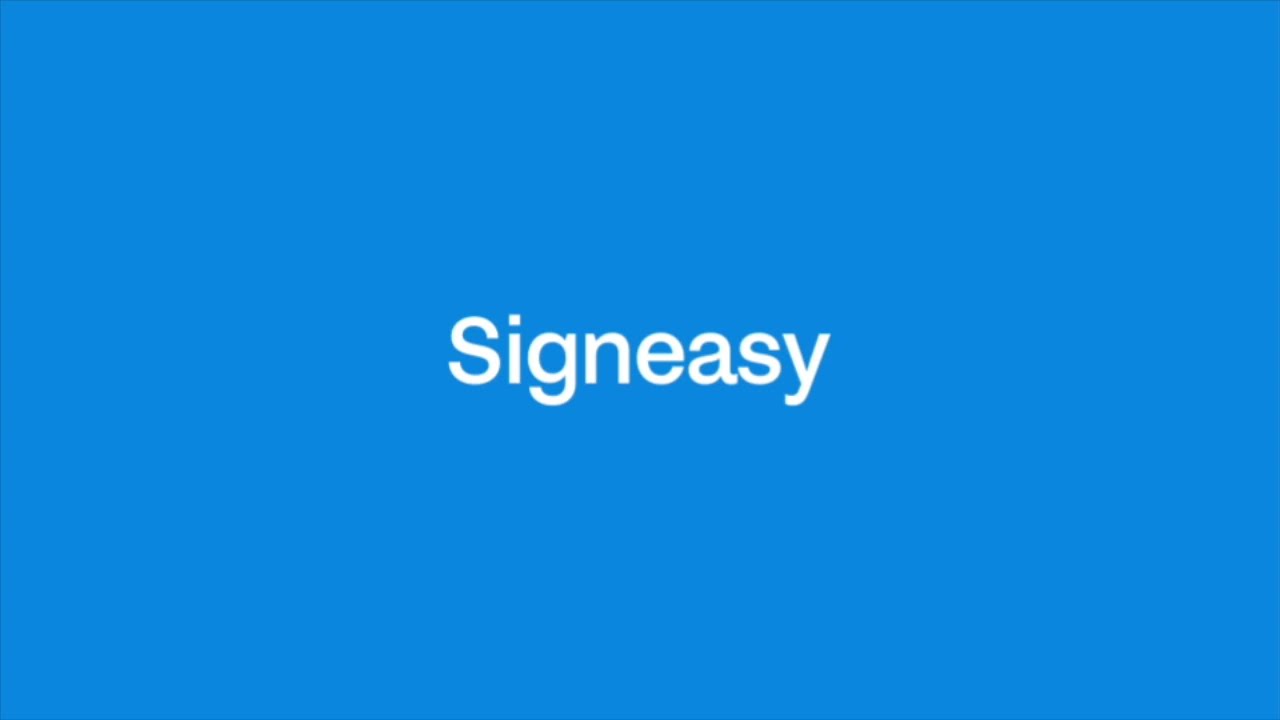 Signeasy - How it works - YouTube