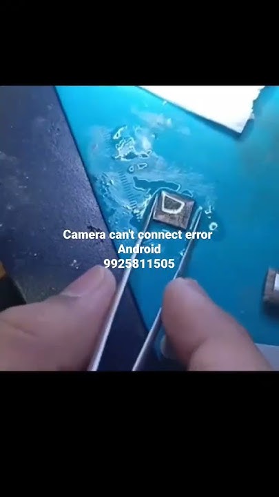 can't connect camera Android mobile - YouTube
