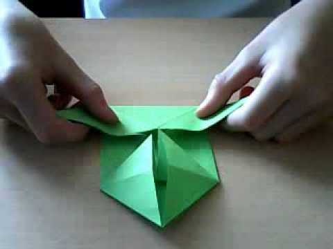 how to fold a origami Windmill Base - YouTube