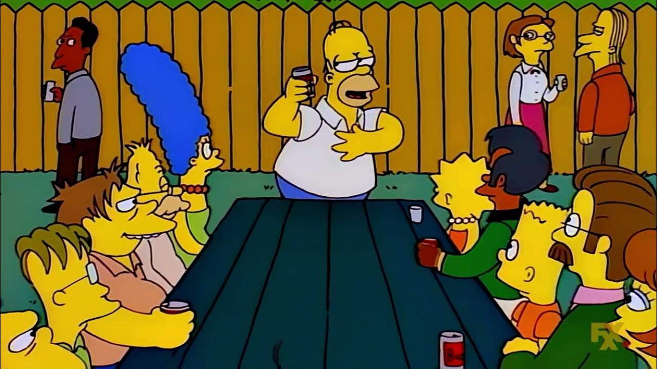 The Simpsons - “If I could just say a few words, I’d be a better public ...