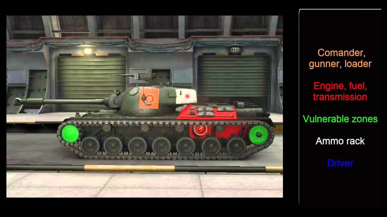 World of Tanks | STA-1 Hit Zones - Tier 8 Japanese Medium Tank - YouTube