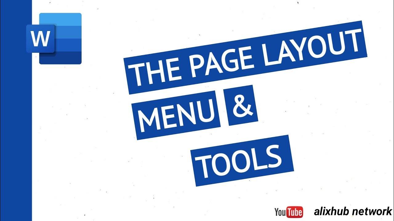 ms word layout menu and tools like #pro - YouTube