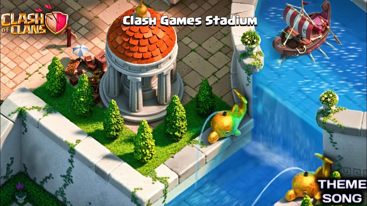 Clash Of Clans | Clash Games Stadium Scenery Theme Song - YouTube
