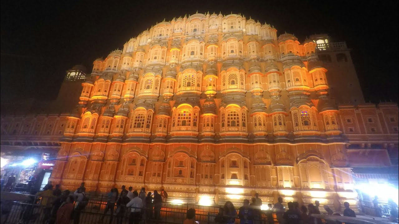 JAIPUR DIWAL LIGHTING | HAWA MAHAL | ALBERT HALL | MUSEUM LIGHTING ...