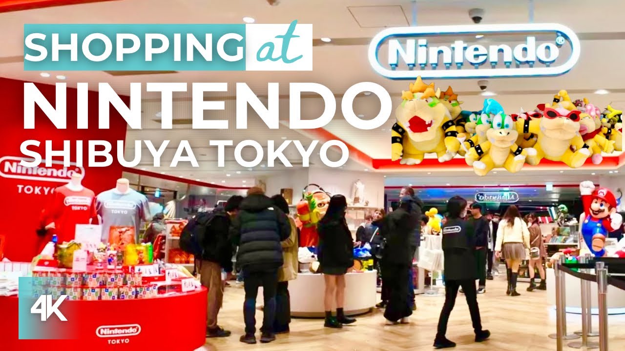 NINTENDO STORE SHIBUYA TOKYO JAPAN | ITEMS WITH PRICES | 4K | ETV ...