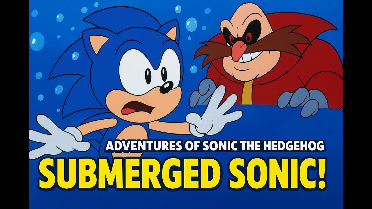“Submerged Sonic 🌊 | Adventures of Sonic the Hedgehog (Full Episode ...
