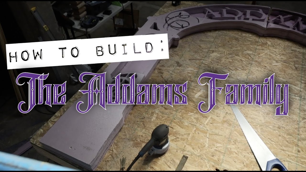 The Addams Family Musical Set TIME LAPSE | Set Building Tips and Tricks ...