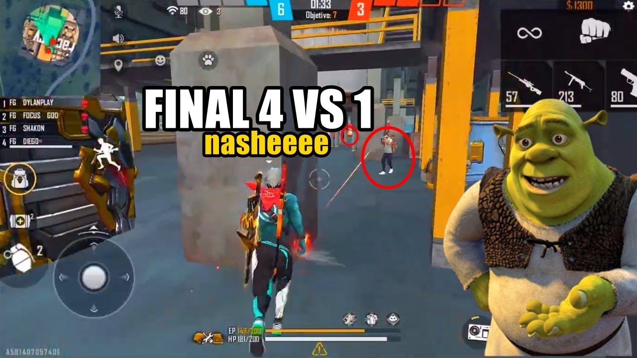 EITAAAAAA - VERSUS CON FG 4 VS 4 TERMINA EN UN 4 VS 1 - Dylan Contreras ...