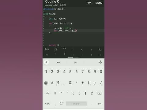diamond shape program 💎 || c programming 💯🧠 #coding #shorts #beginners - YouTube