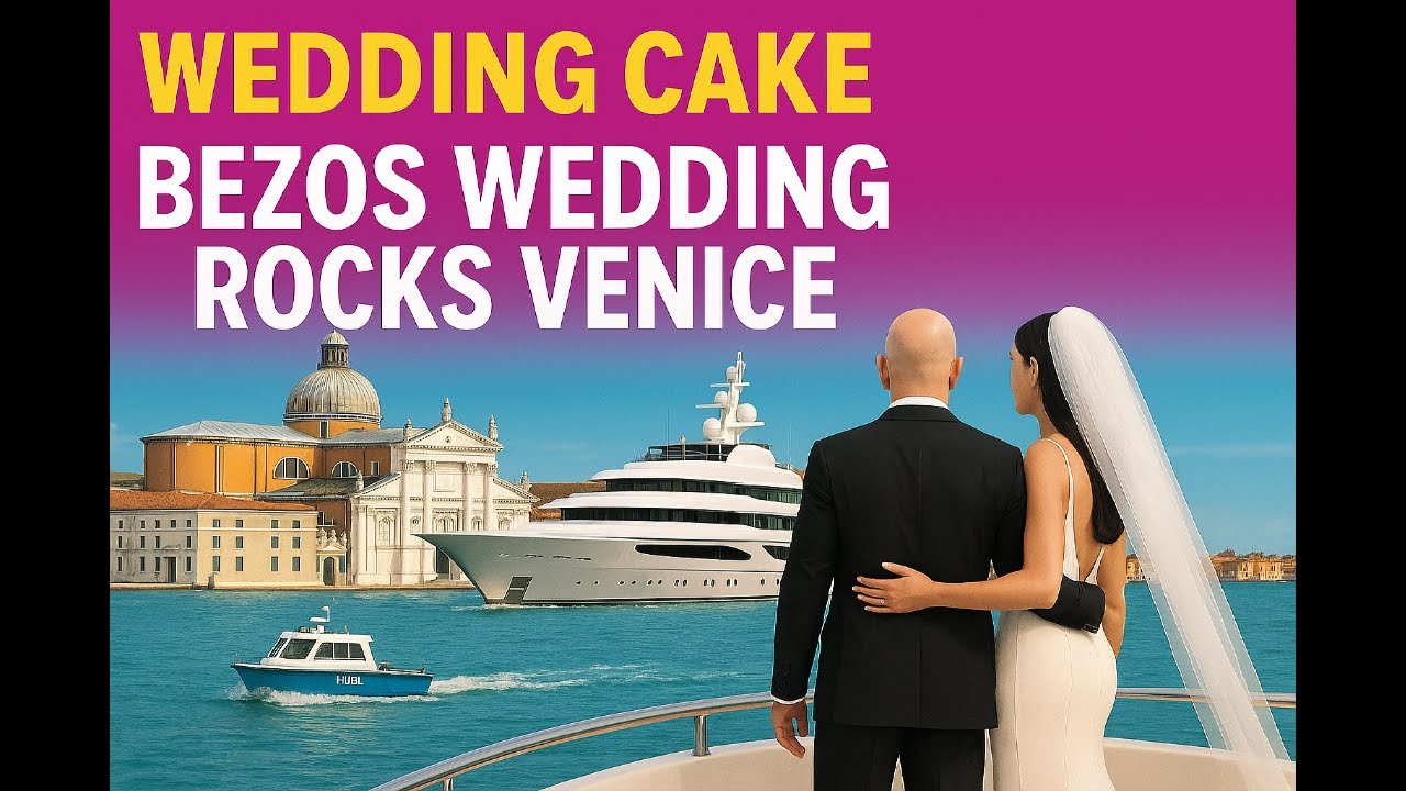 How Jeff Bezos' Wedding Is Rocking Venice | Wedding Cake - YouTube