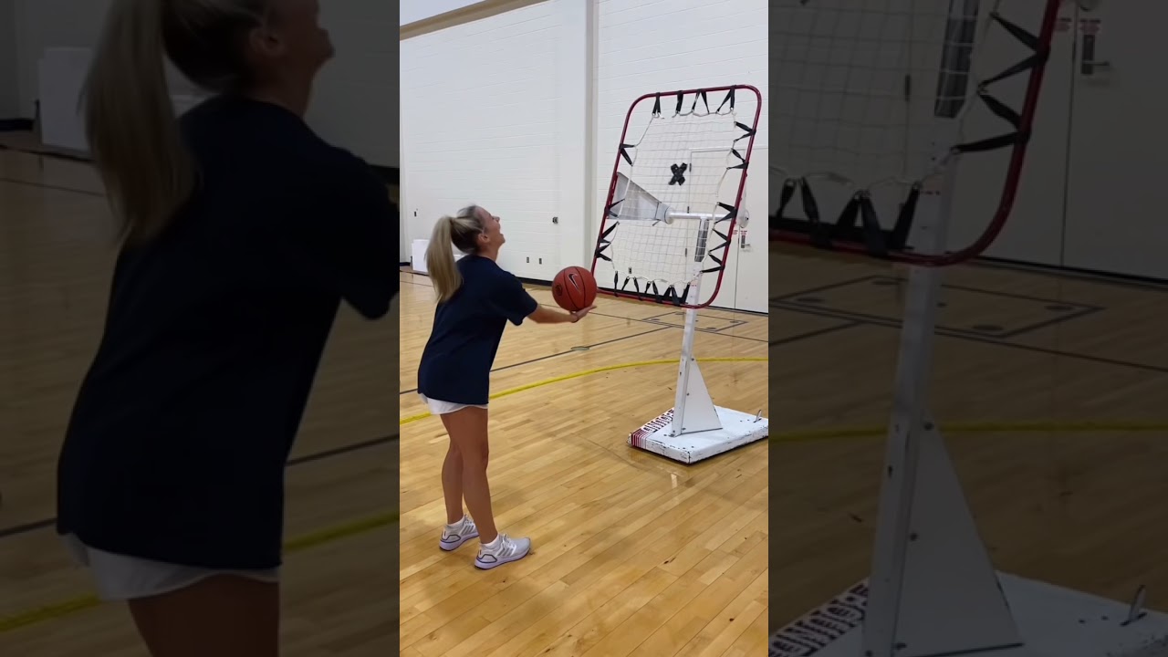 Day 1 of training with a Penn State athlete Anna Camden!🏀😂 #shorts ...