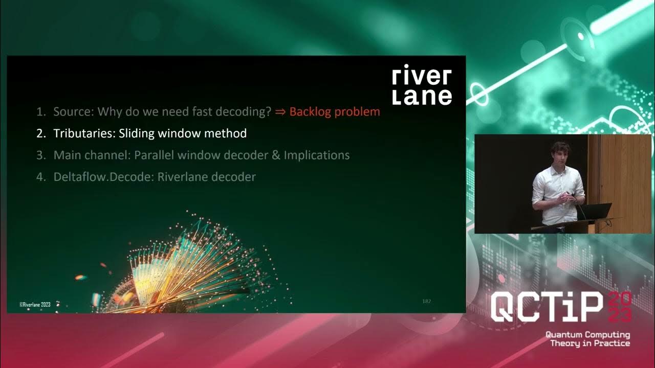 Luka Skoric - Parallel window decoding enables scalable fault tolerant quantum computation - YouTube