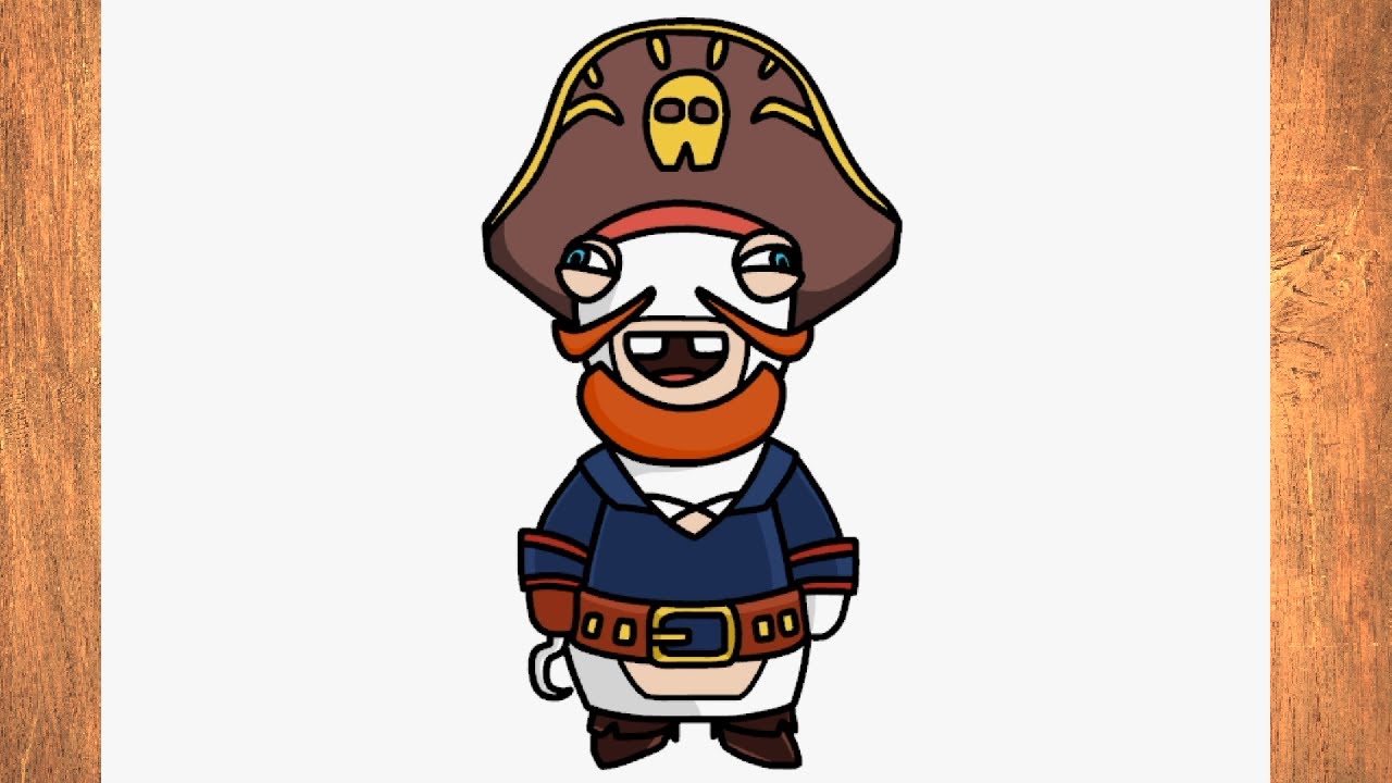 How to draw Pirate Rabbid from Stumble Guys - YouTube
