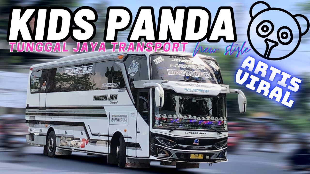 BUS VIRAL‼️, Telolet Tj Kids Panda Basuri corong atas ft TPTC meramaikan mania Magelang - YouTube