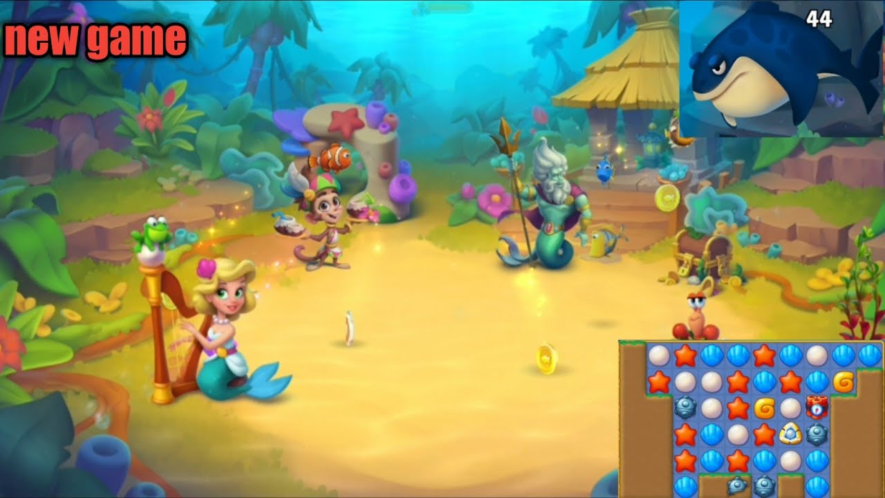 fishdom mini new gameplay sea adventure - YouTube