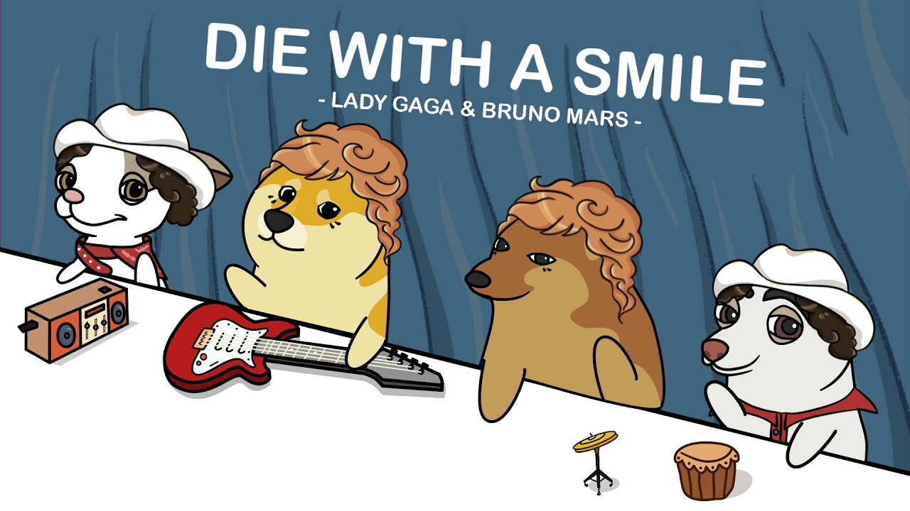 Lady Gaga, Bruno Mars - Die With A Smile (cover by Bongo Dog) 🐶 ...